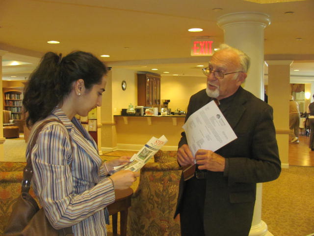 Caryn coordinates speakers for the Taste of Sunrise at Mill Basin ...